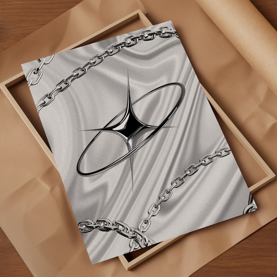Chrome Cyberpunk Aesthetic Fine Art Print Giclée Print Eco Art Print ...