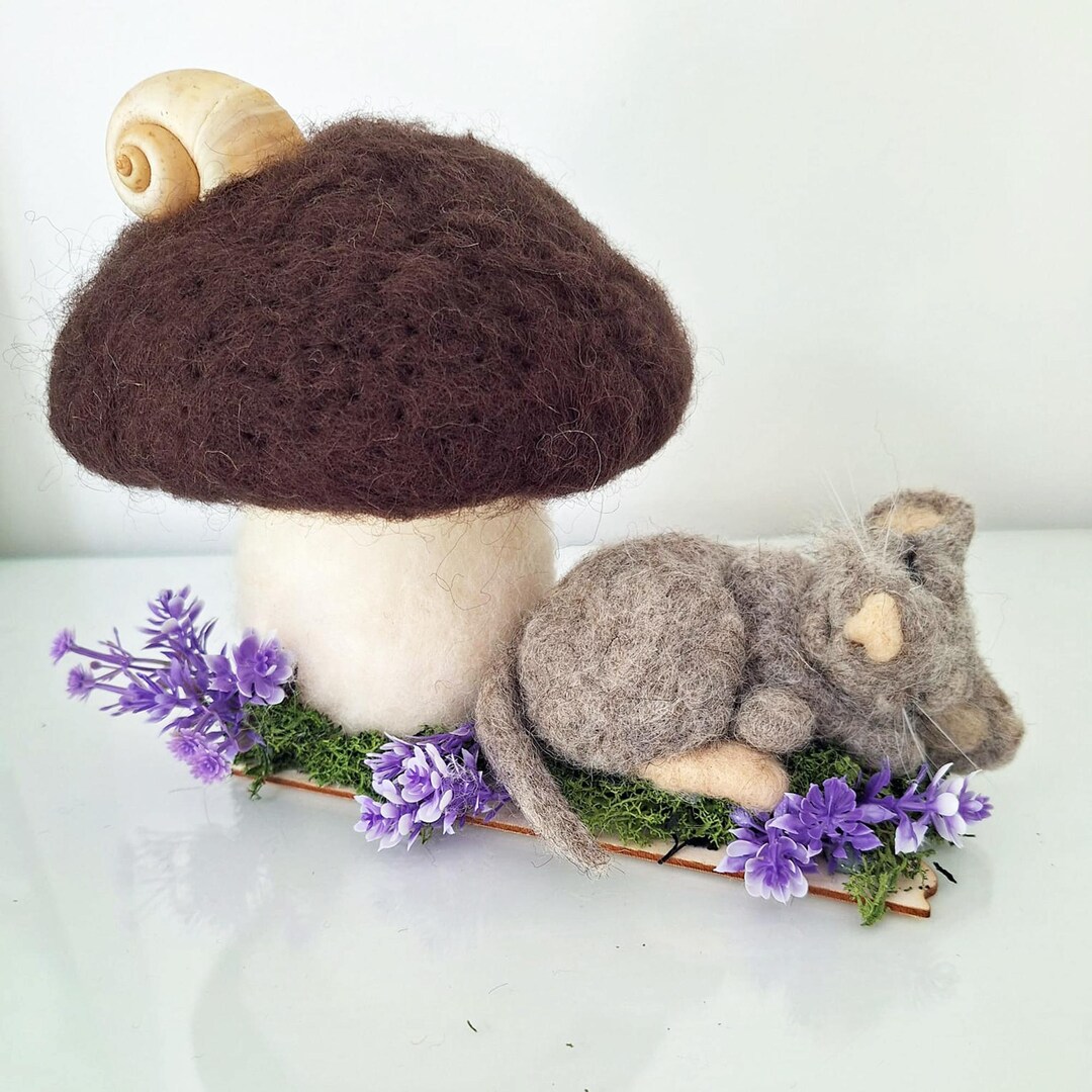 Mouse, Felt Mouse, Felted Mouse, Felted Mice, Mouse Decoration Figures ...