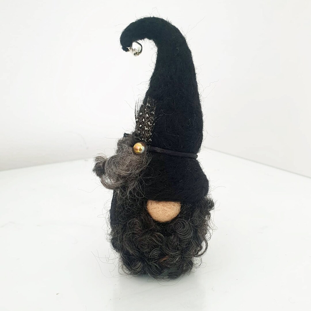 Felted Gnome Figure, Felted Dwarf, Felt Doll, Felted Gnome, Felted ...
