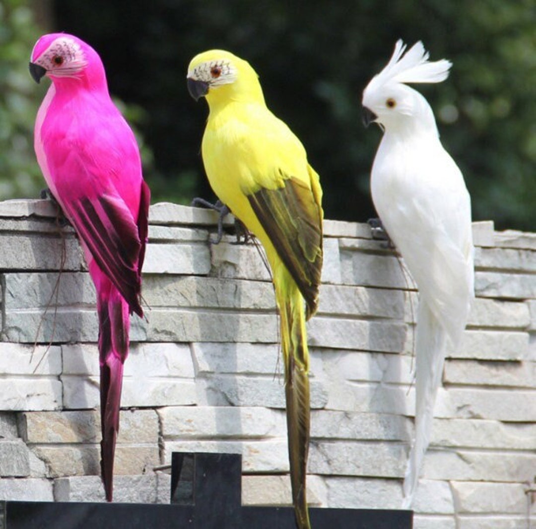 Colourful Birds Garden Decoration [pack of 4] - Etsy