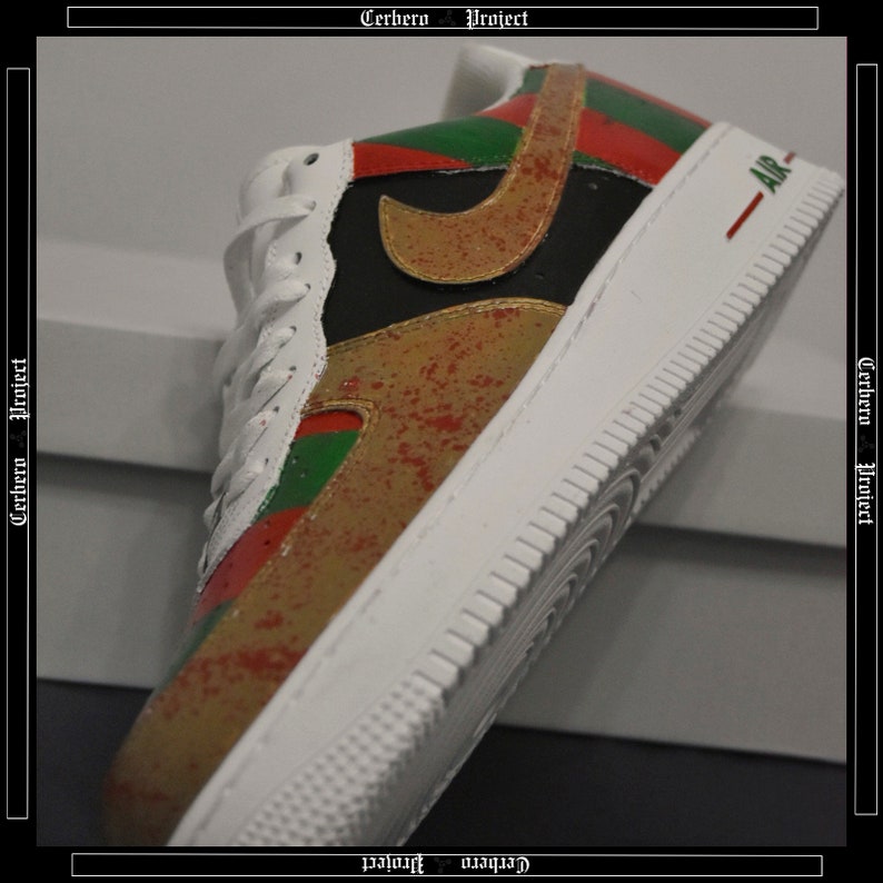 Custom Air Force 1 Custom Halloween Freddy Krueger - Etsy