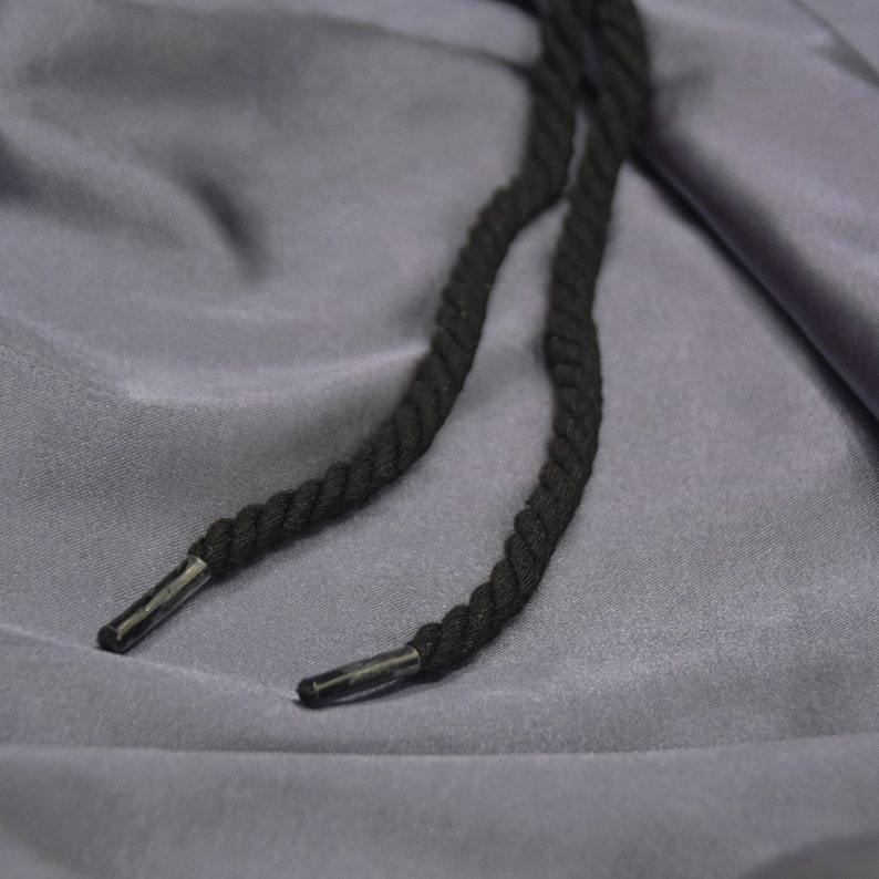 Laces for Air Force 1 Customs Black Rope Shoelaces Thick and Chunky ...