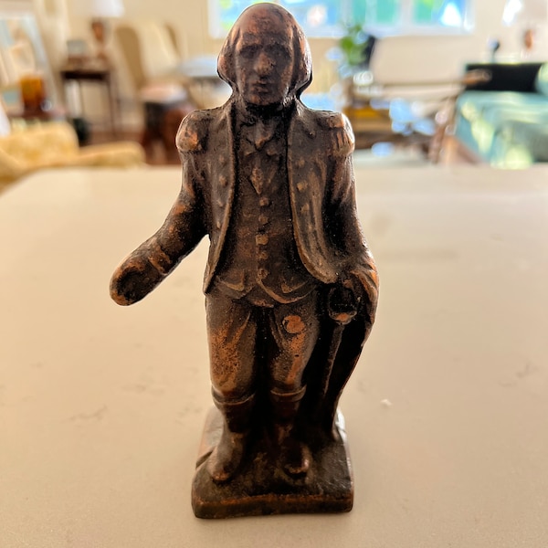 Cast Iron George Washington Bank - Etsy
