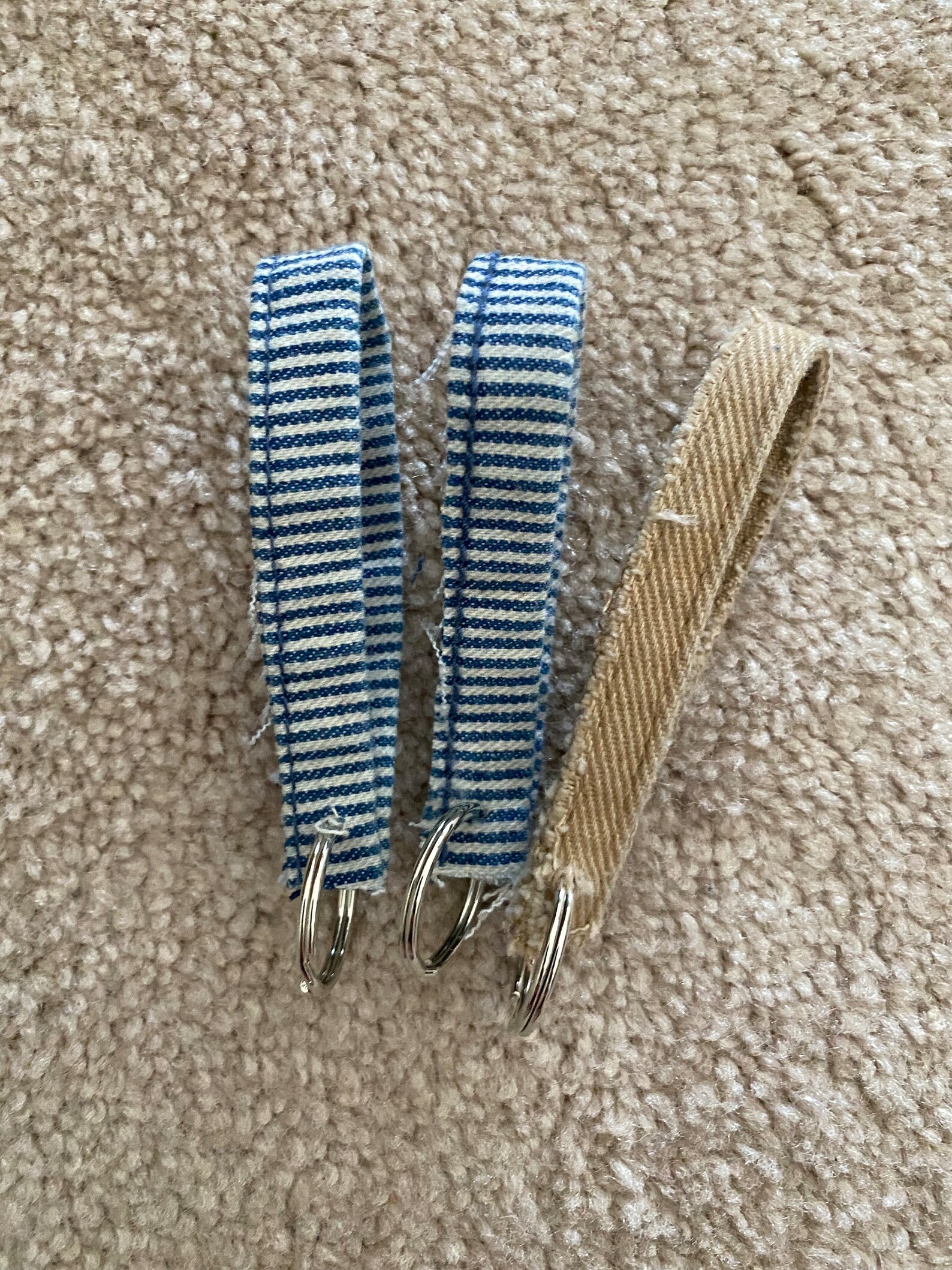 Denim Keychains Seams Various - Etsy