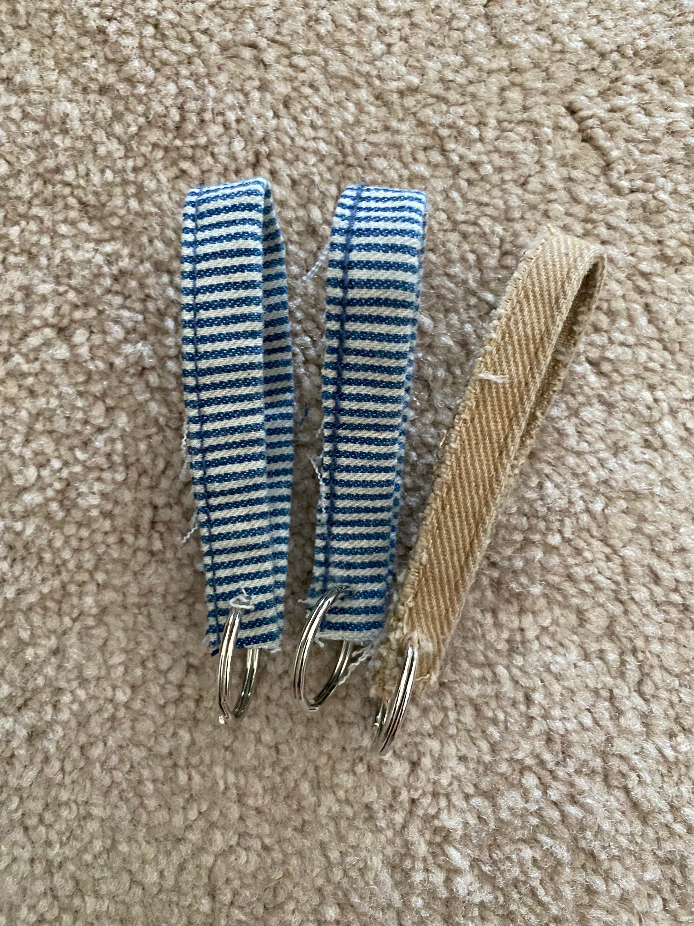 Denim Keychains Seams Various - Etsy