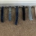 Denim Keychains Seams Various - Etsy