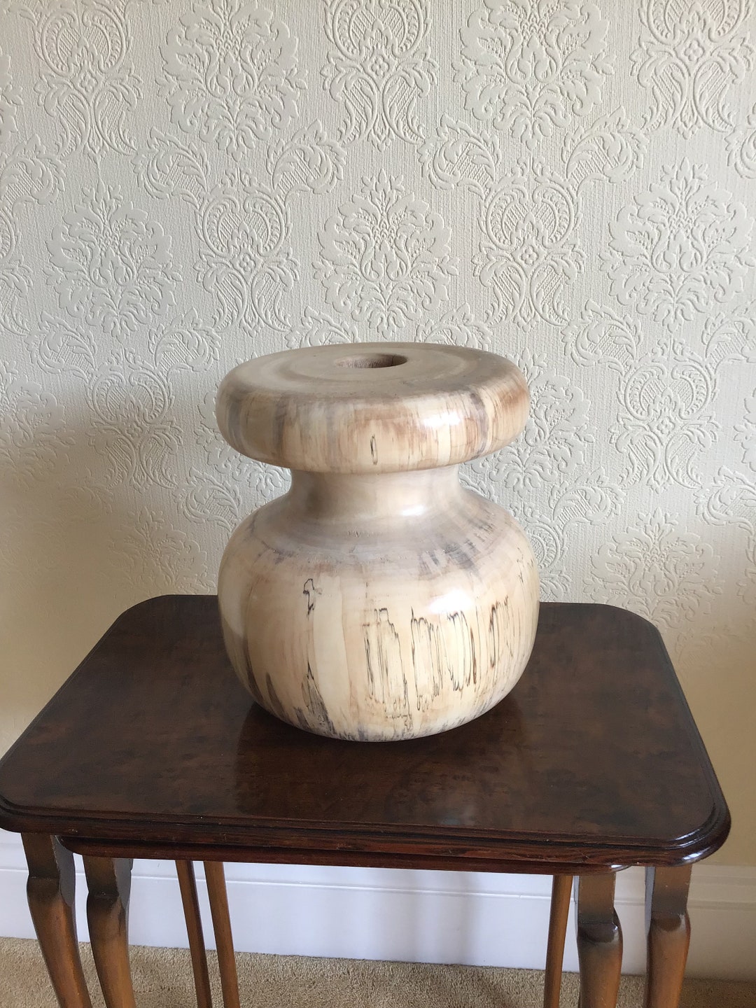 Beautiful Handmade Spalted Popular Vase ( Form or Weedpot - Etsy