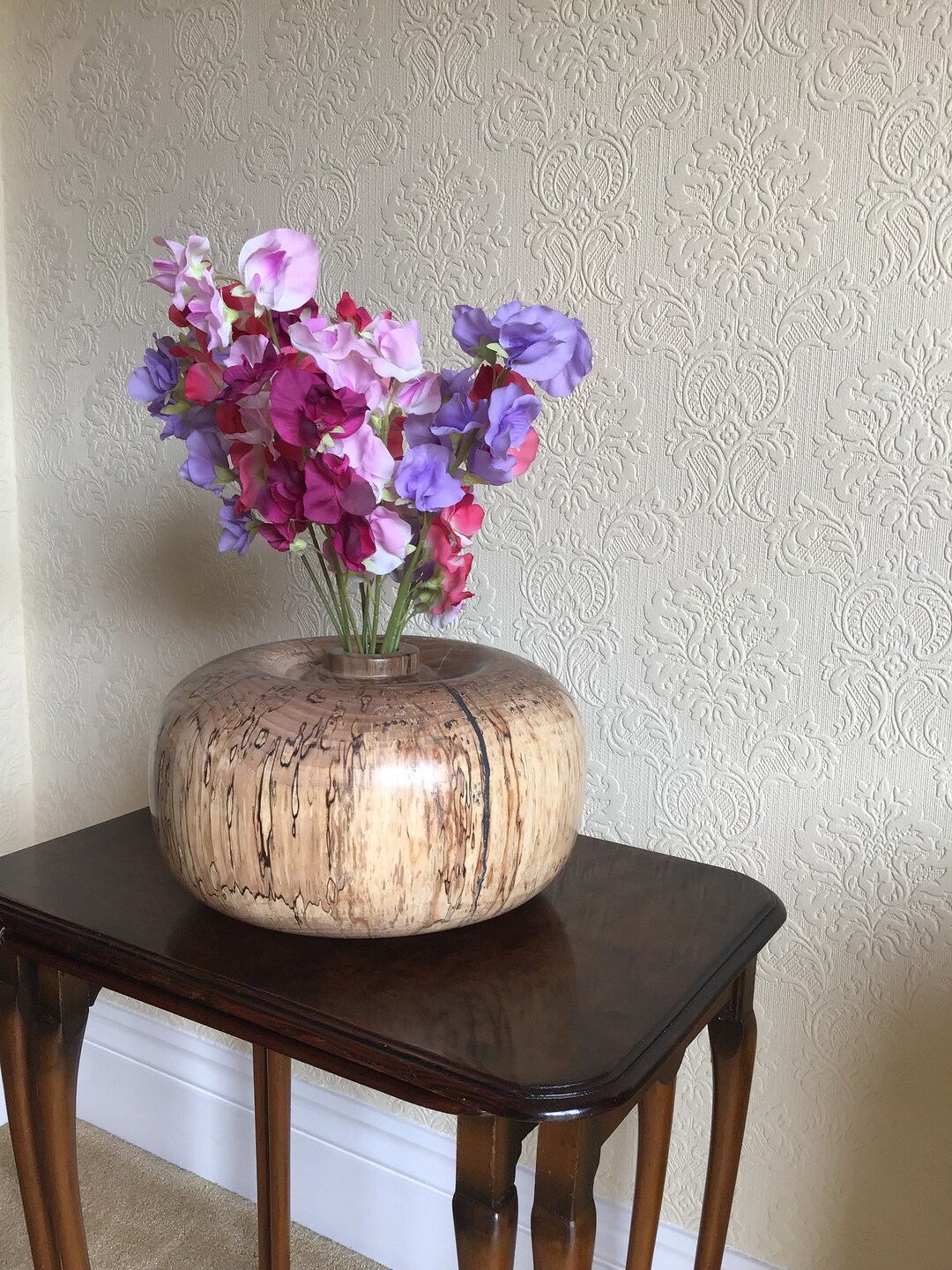 Beautiful Handmade Spalted Walnut Vase (form or Weed Pot) - Etsy UK