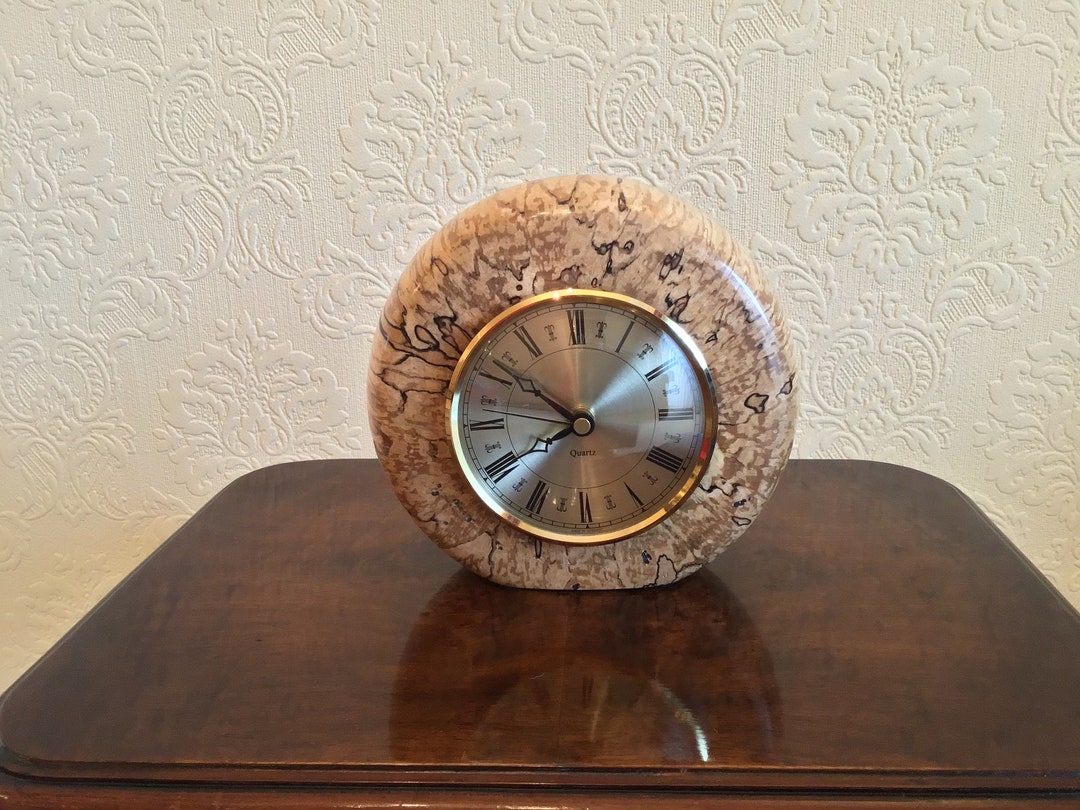 Beautiful Spalted Sycamore Clock - Etsy
