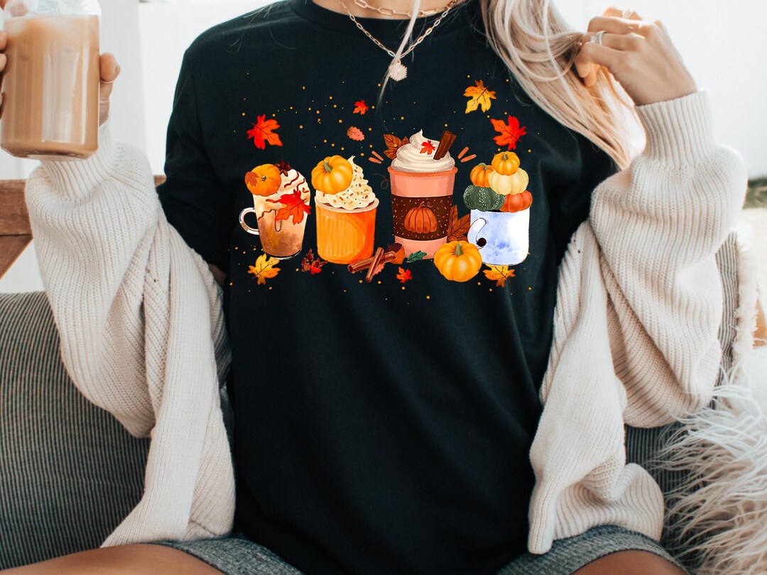 Pumpkin Latte PSL Fall Shirt, Fall Tees, Fall Sweater, Pumpkin Shirts ...