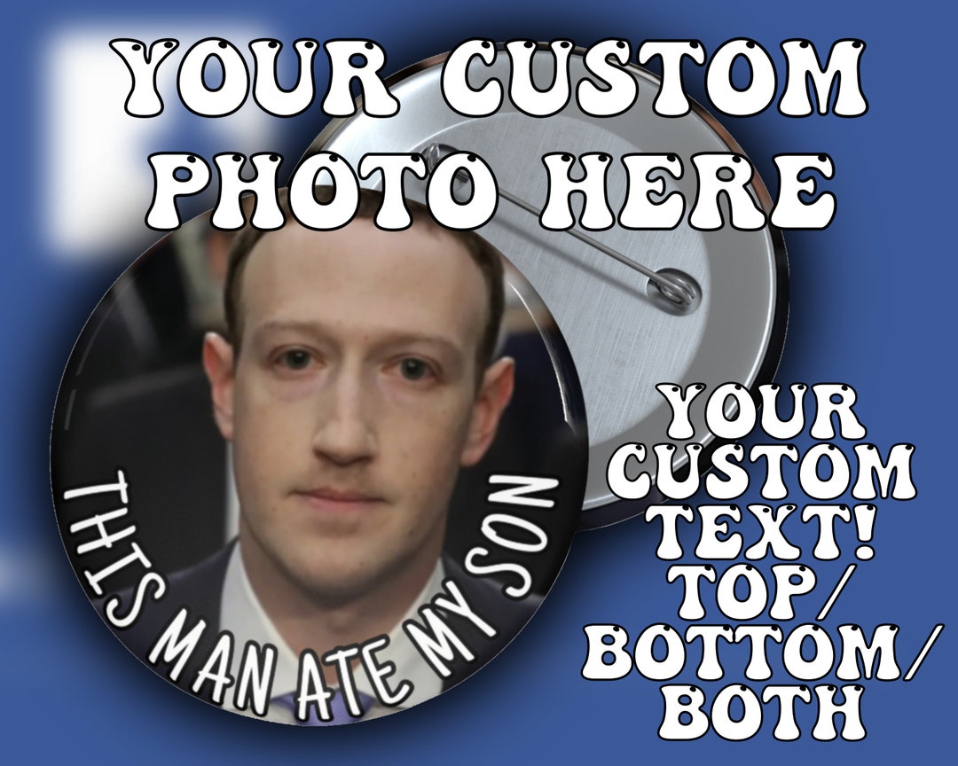 Custom Pin Buttons, Personalized Pins, Three Sizes, Company Logo, Gag ...