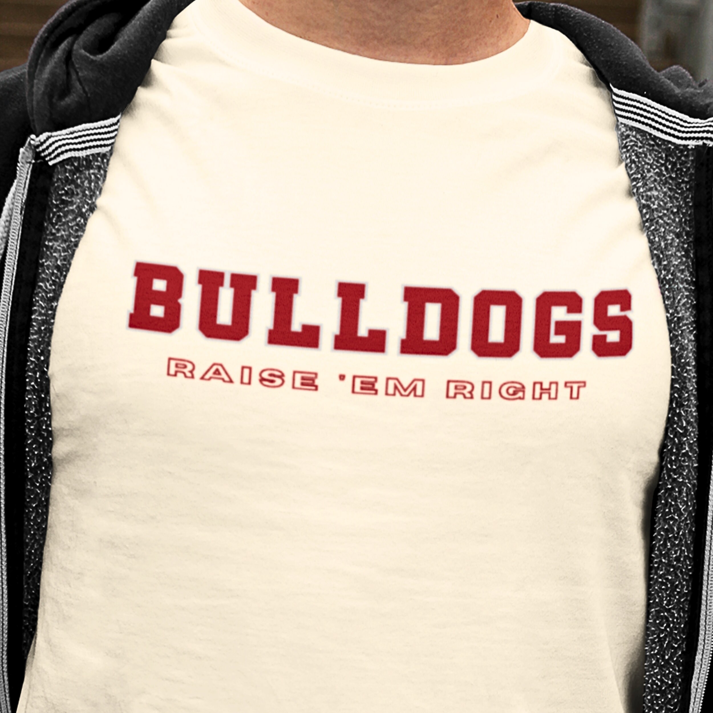 Bulldog Raise 'em Right Light Color - Etsy