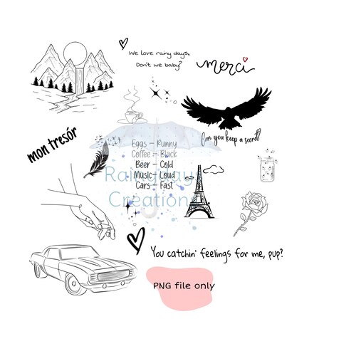 The Ravenhood Series Collage Png - Etsy