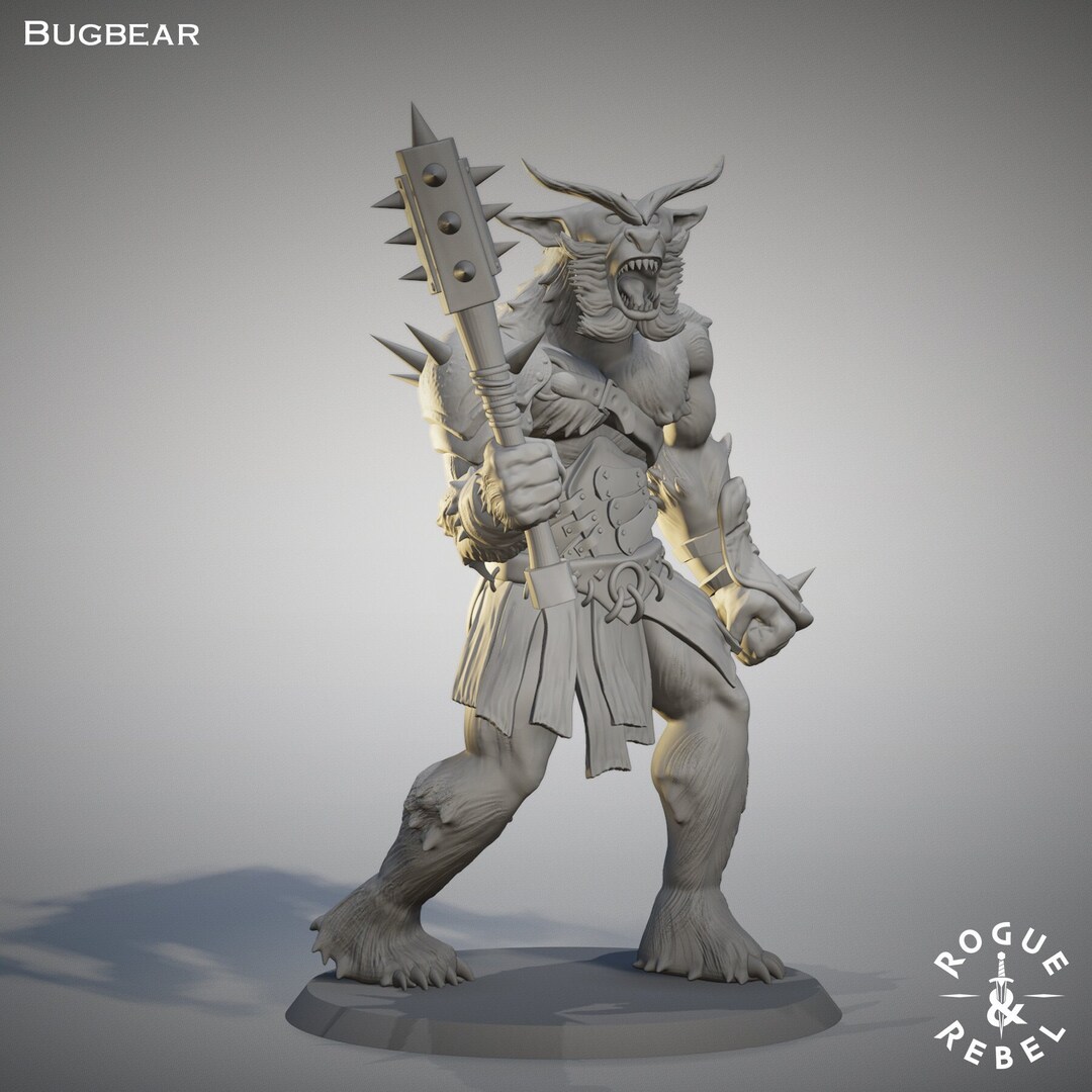 Monsters of the Realm Series 1: the Wilds - Bugbear Digital STL ...