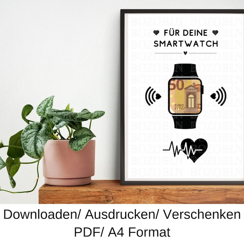 Geldgeschenk für smartwatch - Etsy.de