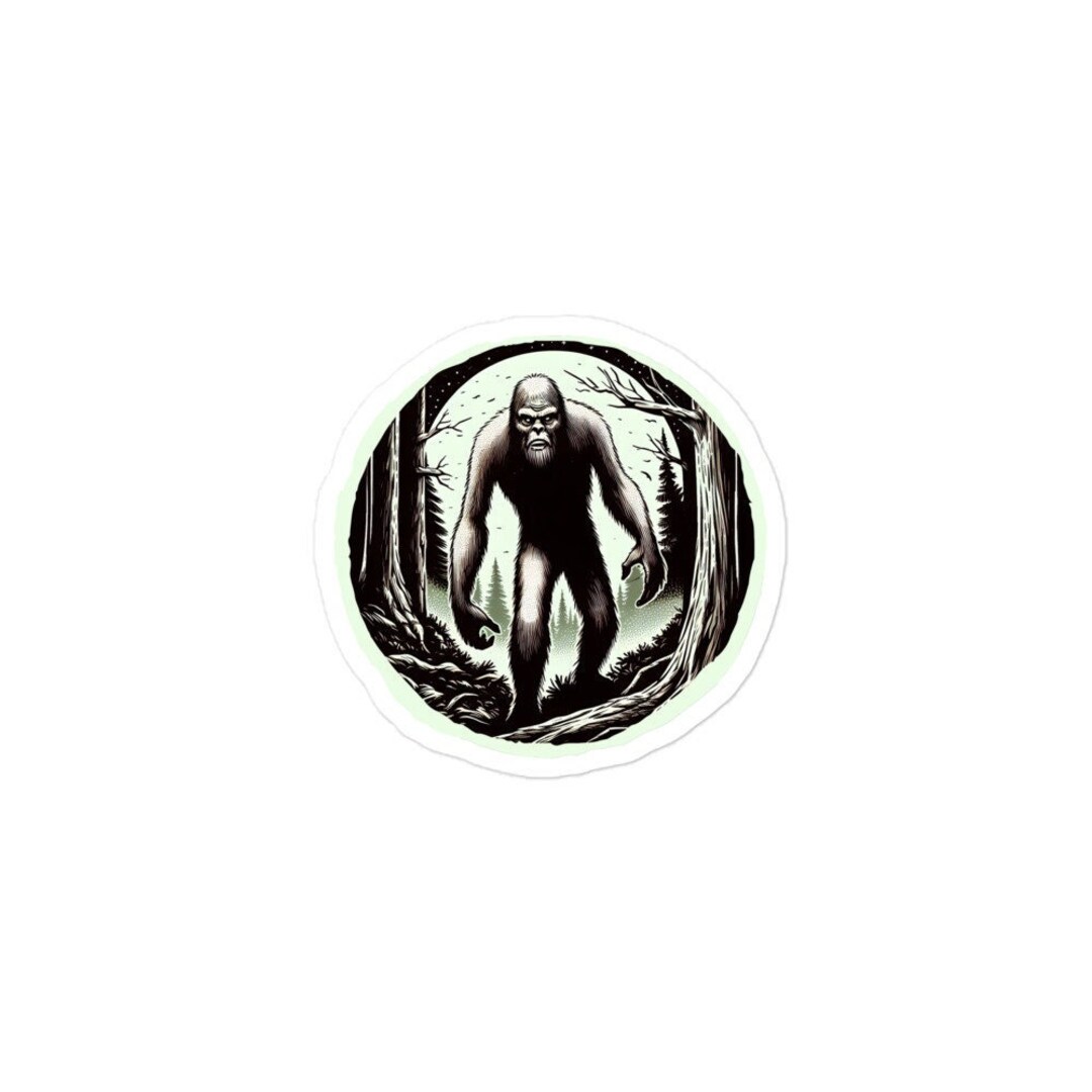 Squatch Sticker - Sasquatch, Bigfoot, Skunk Ape, Yeti, Cryptid, Monster ...