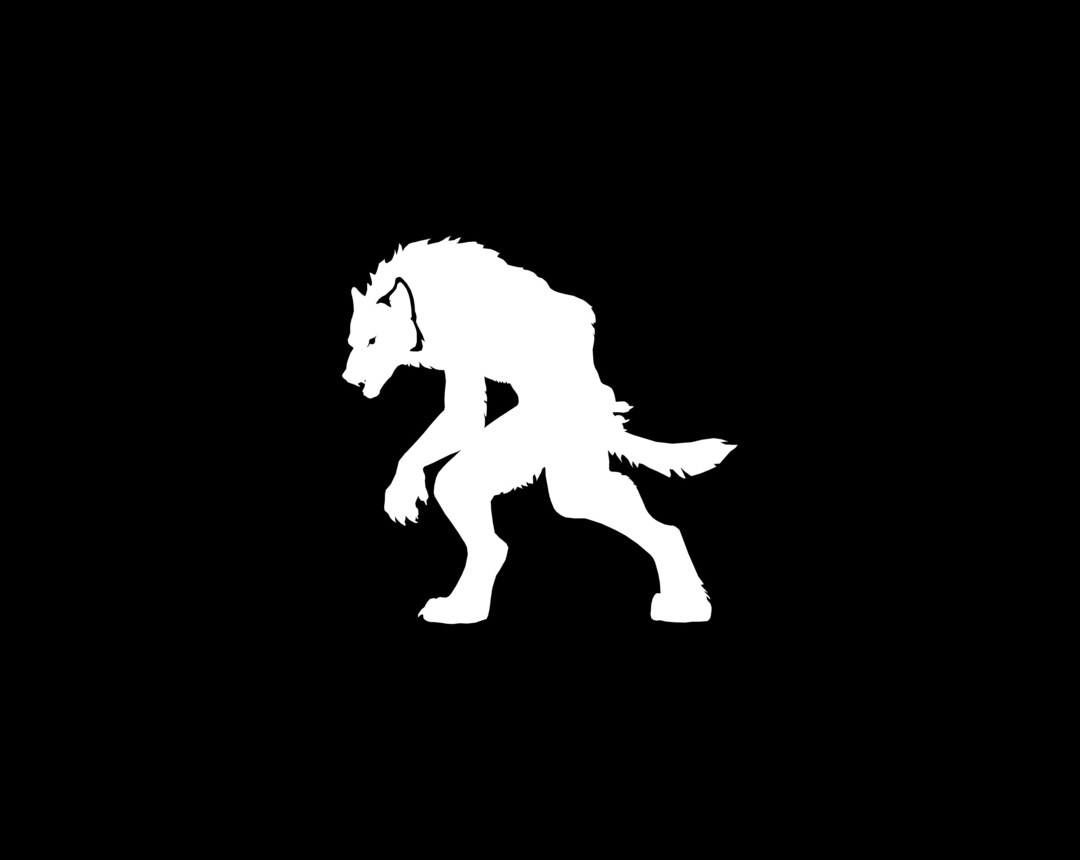Dogman Decal V2 (6") - Werewolf, Michigan Dogman, Legend, Cryptid ...