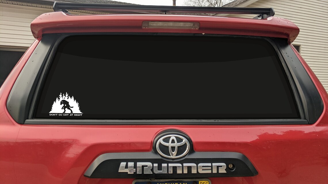 Dogman Decal (6") - Werewolf, Michigan Dogman, Legend, Cryptid, Sticker ...