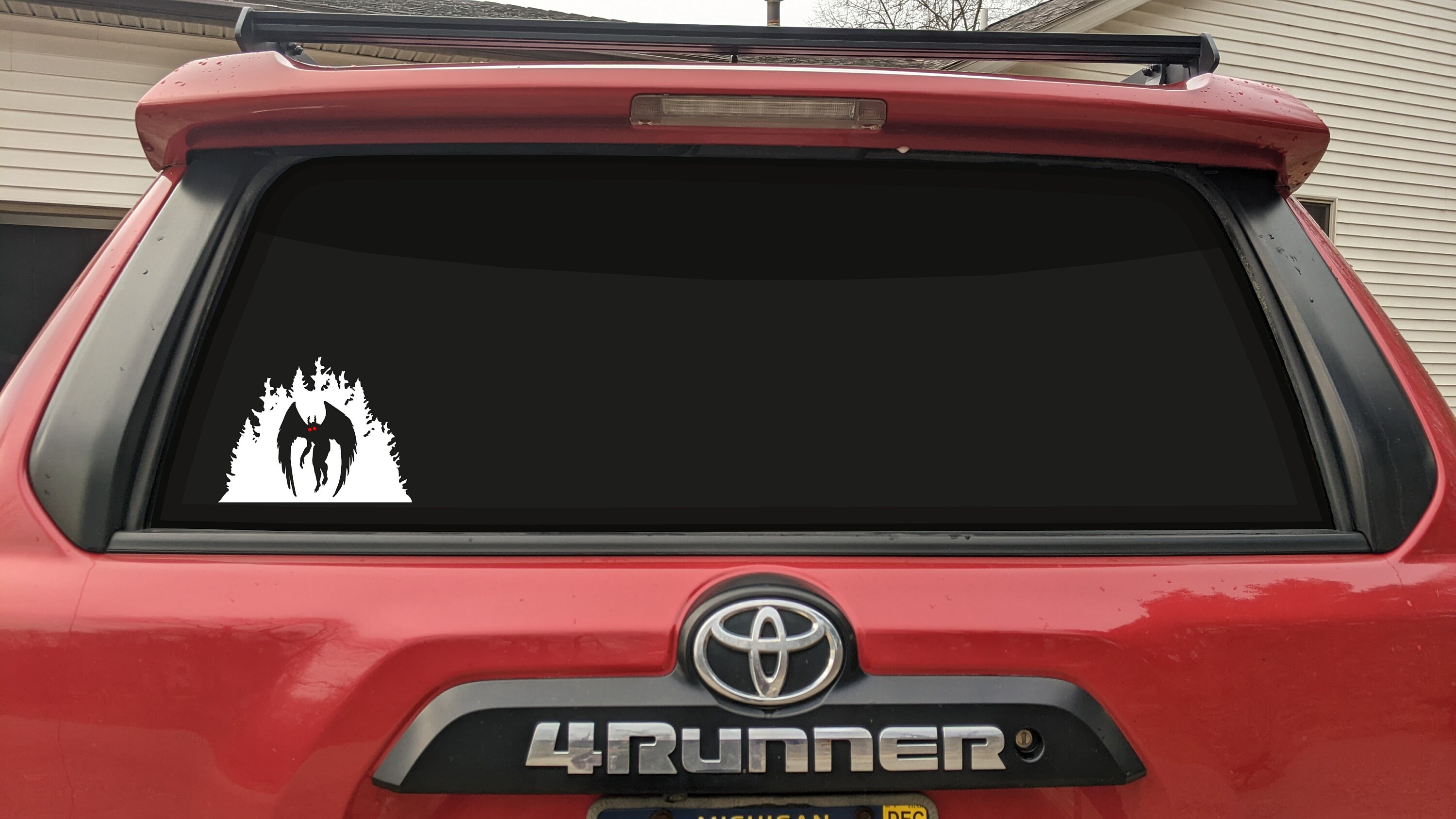 Mothman Decal (6") - Legend, Cryptid, Point Pleasant, Sticker - Etsy