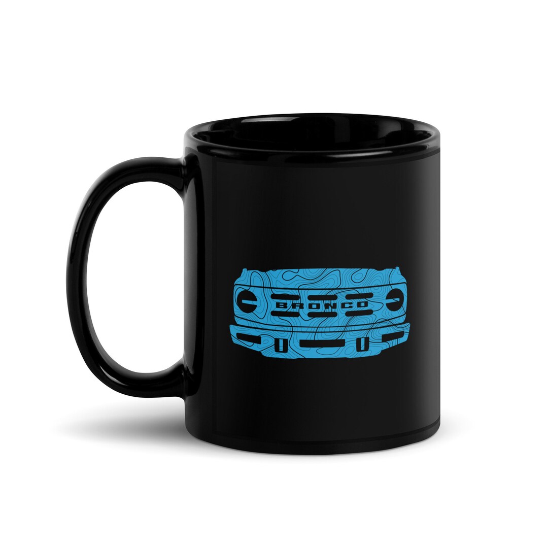 Ford Bronco Topo Ceramic Mug - Topography, Coffee, Tea, Whiskey ...