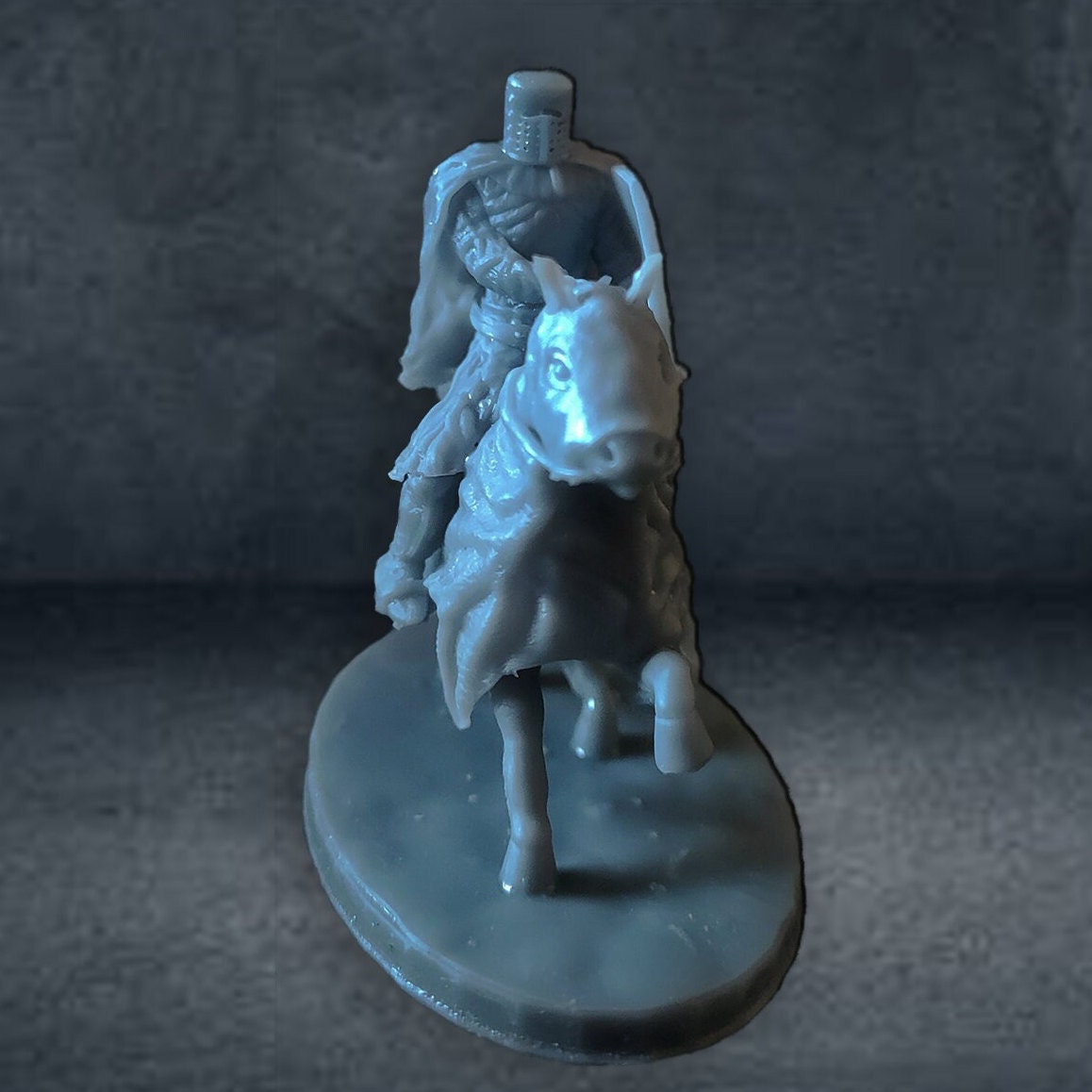 Knight Templar on Horseback Figurine/miniature Unpainted/hand Painted ...