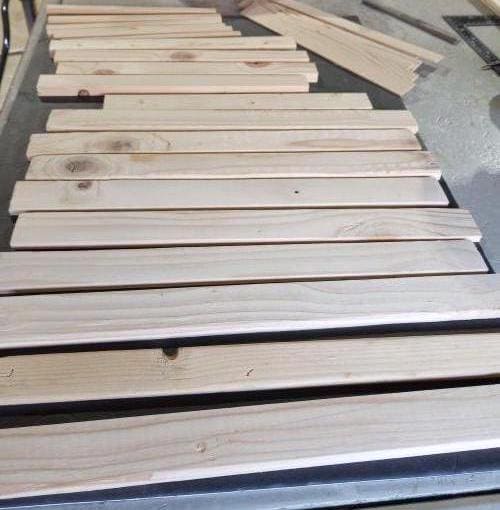 Wood Strips Unfinished DIY Craft Project Wood Assorted Sizes for Crafts ...