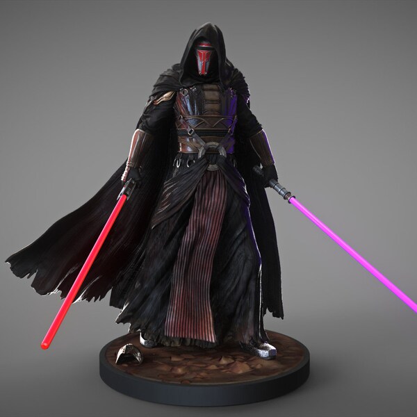 Darth Revan Mask - Etsy