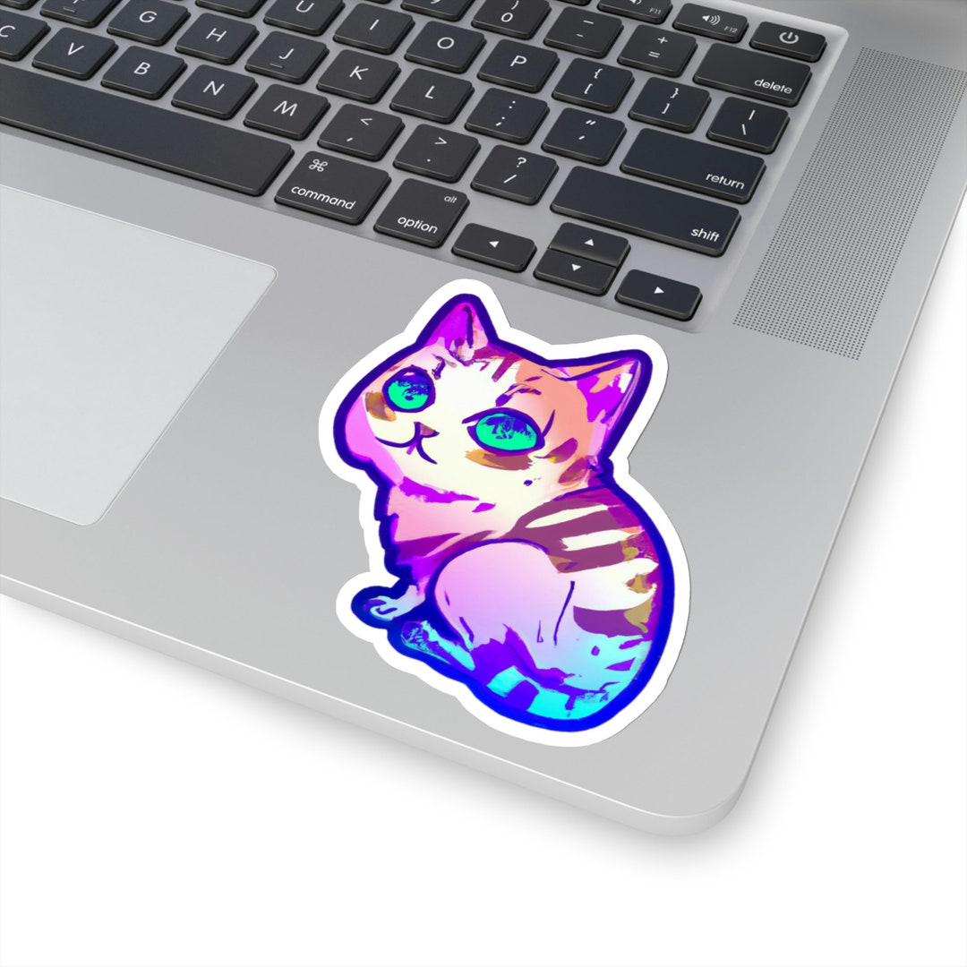 Cute Cyberpunk Kawaii Cat Kitty Stickers - Etsy