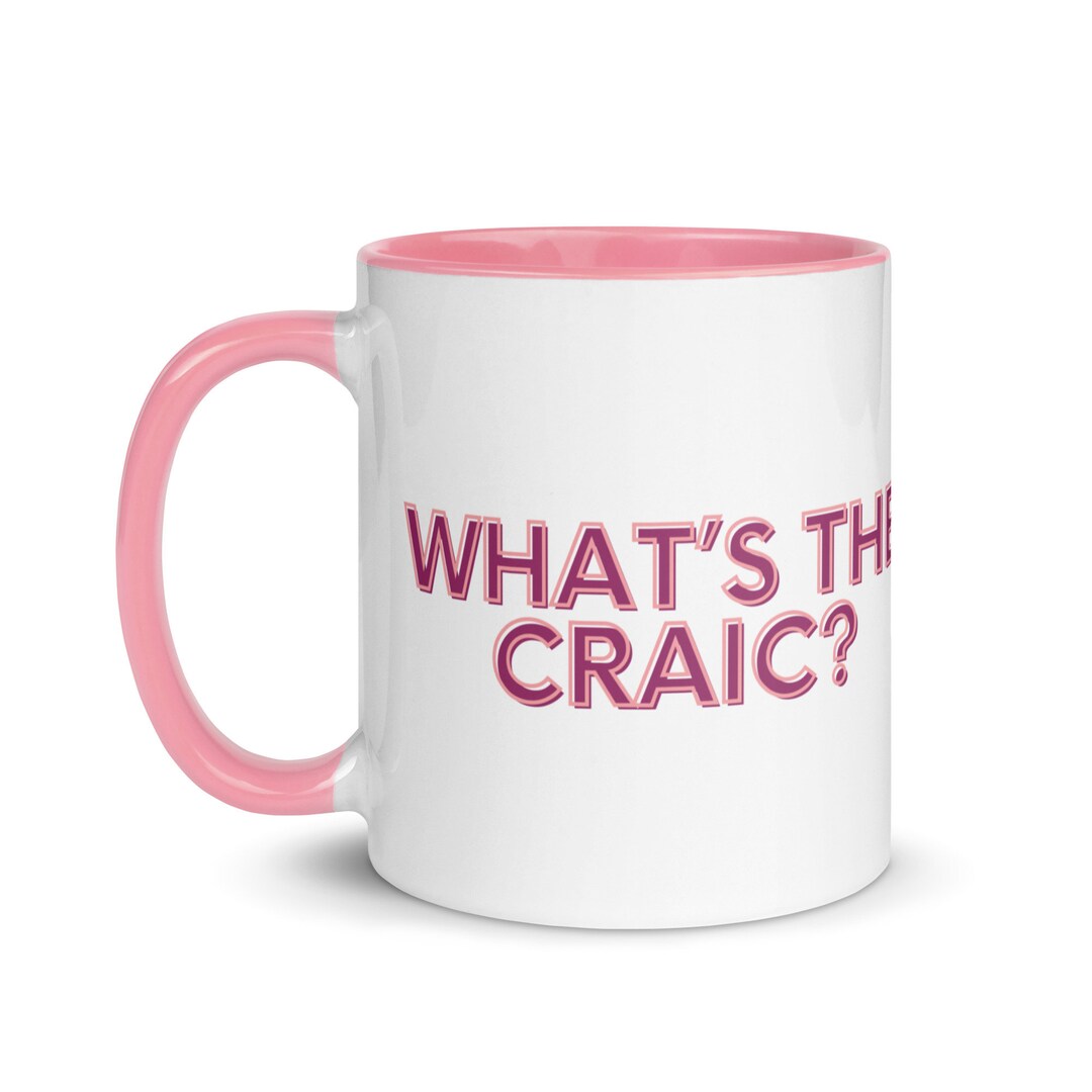 What’s the Craic Irish Phrases Mug | Irish Expression | Gaelic Gaeilge ...