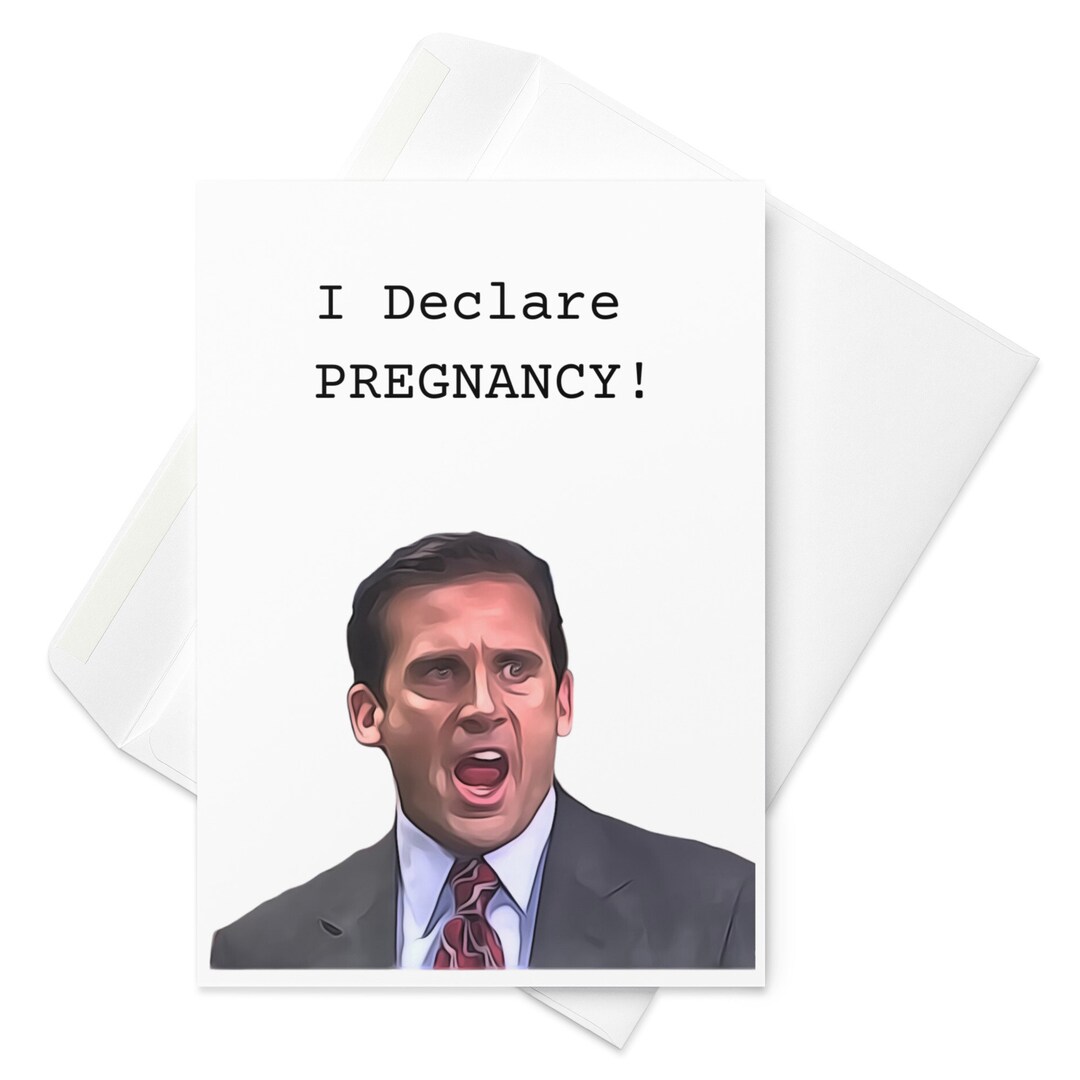The Office New Baby Card | Pregnancy Announcement Card | Baby Shower ...