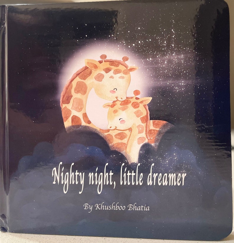 Nighty Night Little Dreamer Board Book With a Squishy Cover - Etsy