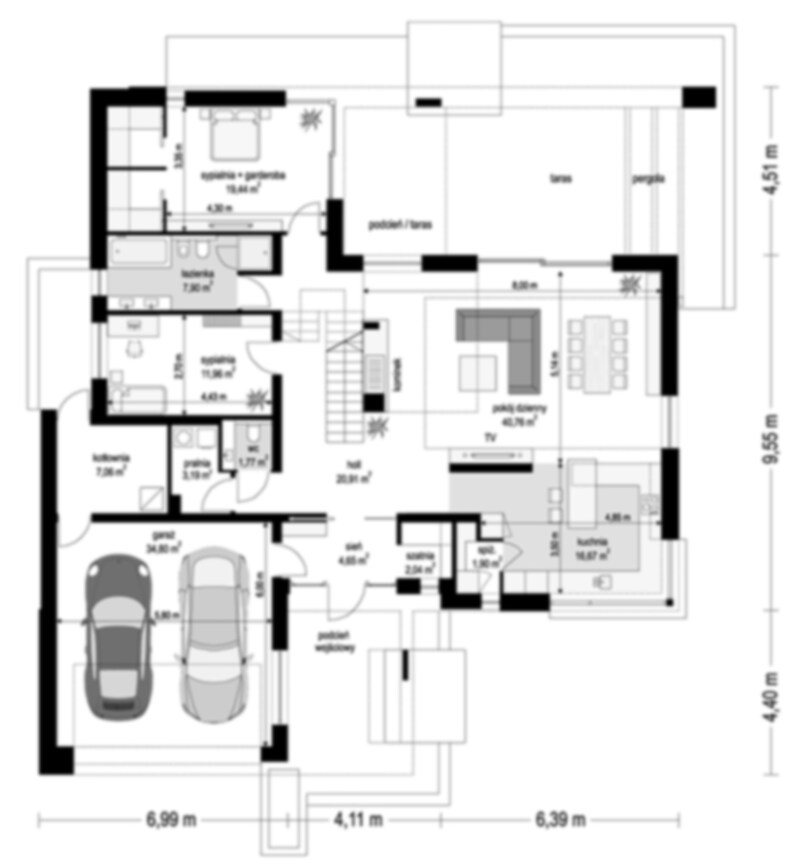 Classic Family House 17m X 18m- Modern Floor Plans, 2 Bedroom 210 M2, W ...