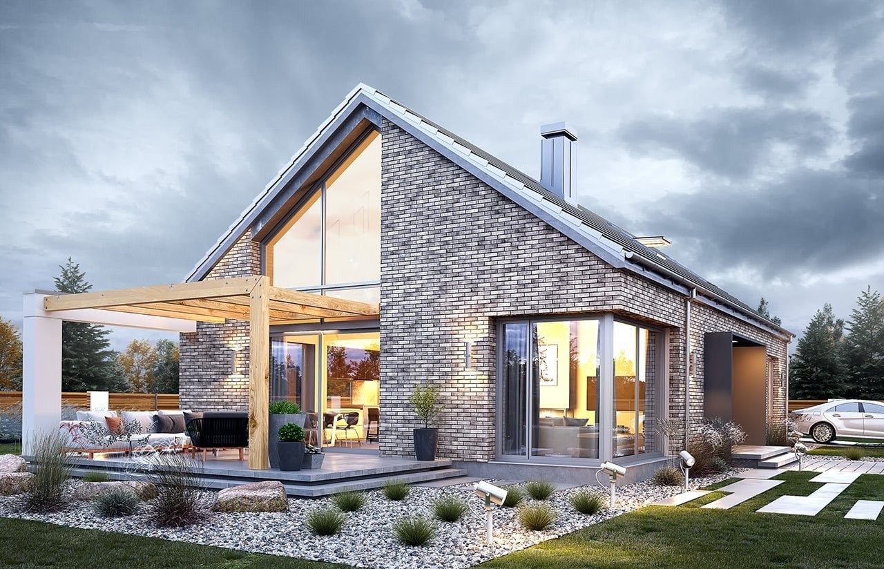 Stone House Plan 11m X 19m- Modern Floor Plans, 3 Bedroom 158 M2, W ...