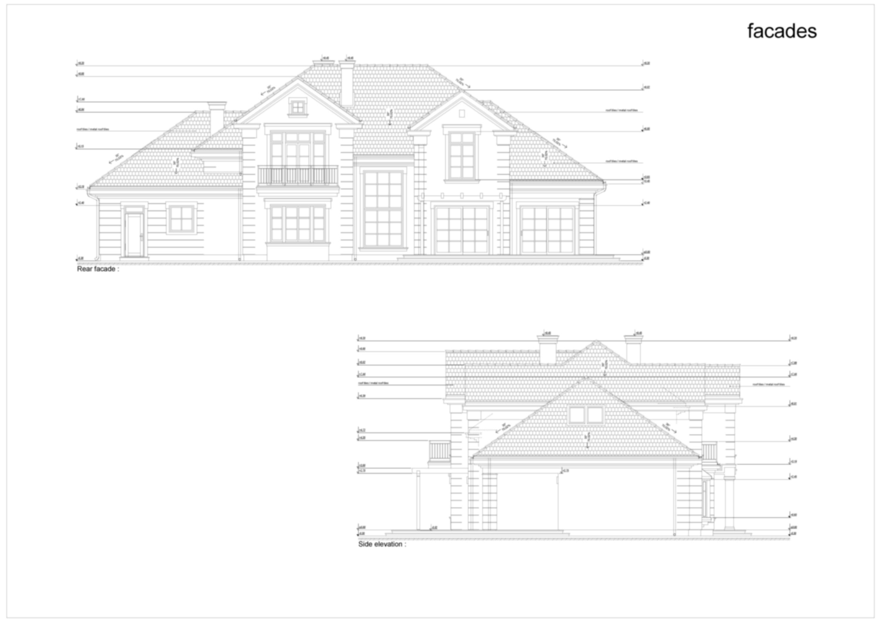 Full Detailed Big House Plan 24m X 14m- Modern Floor Plans, 5 Bedroom ...