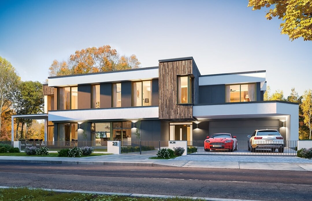Wonderful Family House Plan 21m X 26m- Modern Floor Plans, 4 Bedroom ...