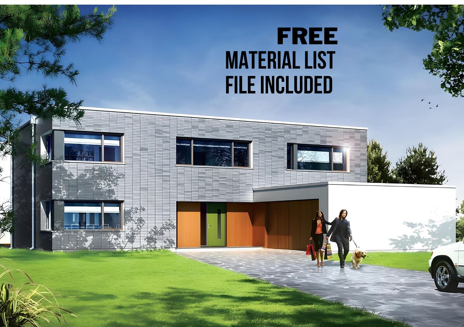 Tech Temple Modern House Plan 432 M2 Modern House Plans 25m X 19m ...