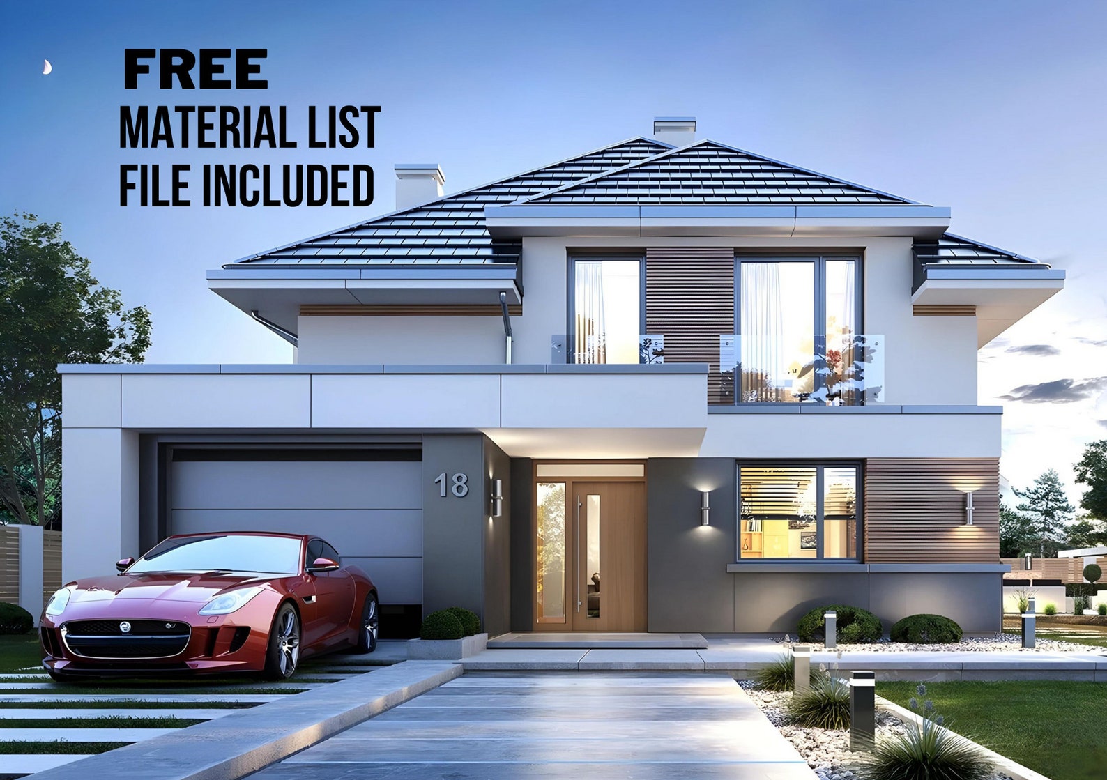 Blacksea Villa Plan 11m X 13m- Modern Floor Plans, 3 Bedroom 138 M2, W ...