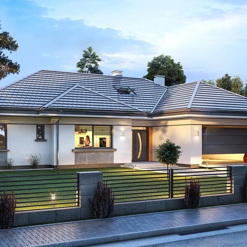 60 M2 Modern House - Etsy UK