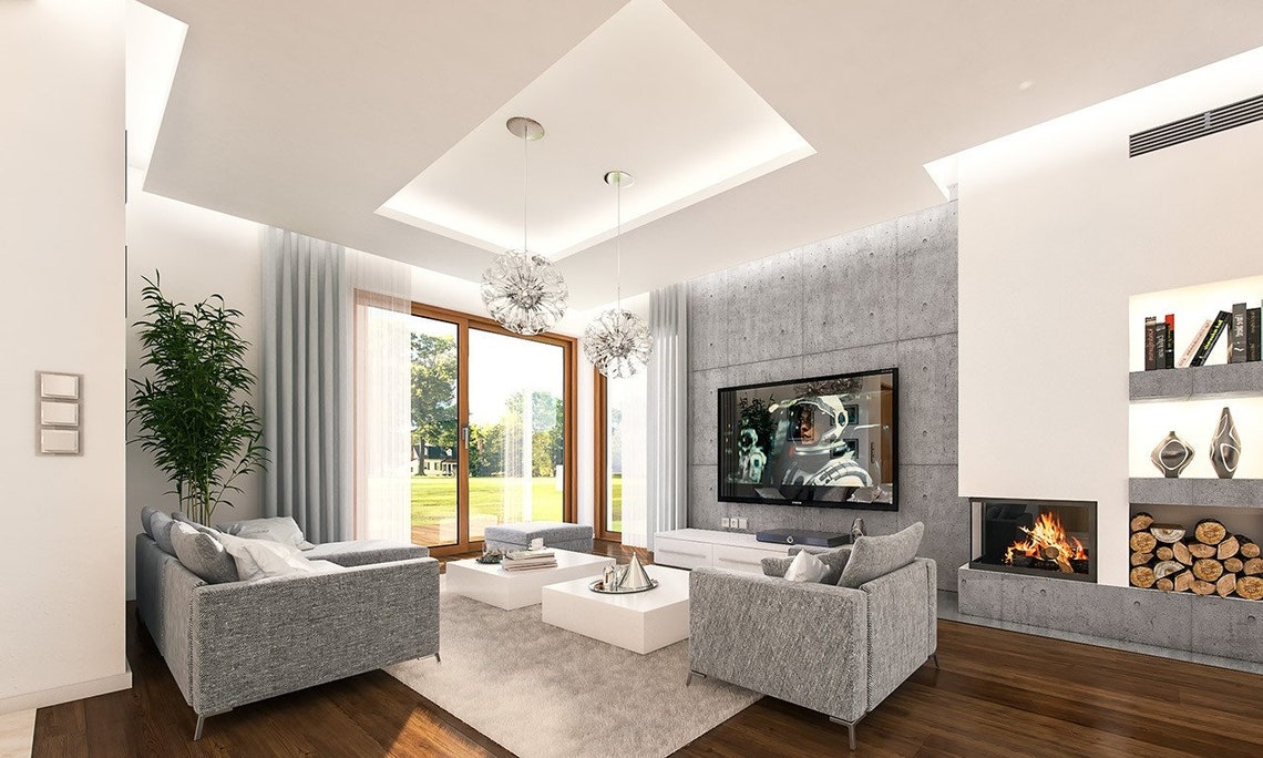 Double Floor Family House 9m X 20m- Modern Floor Plans, 2 Bedroom 134 ...