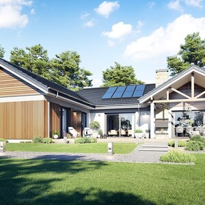 Family House Plan 18m X 18m- Modern Floor Plans, 3bedroom 198 M2, W ...