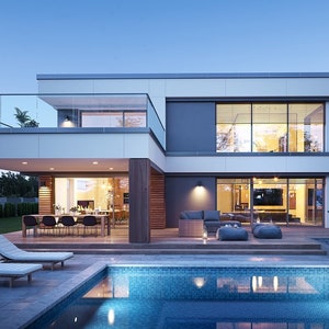 Full Detailed Modern House Plan 15m X 23m- Modern Floor Plans, 4 ...