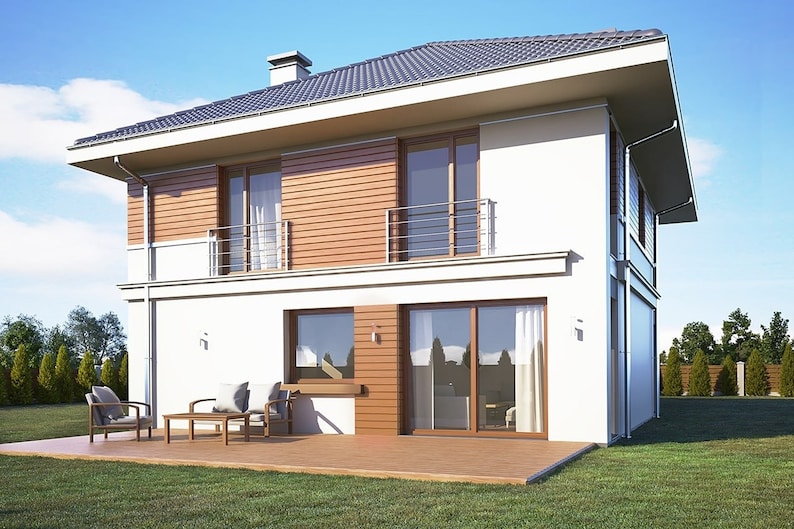 Double Floor Family House 9m X 20m- Modern Floor Plans, 2 Bedroom 134 ...