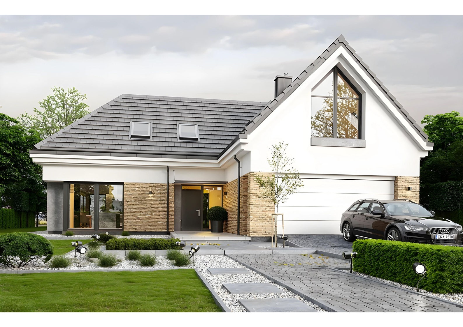 Detailed Amazing House Plan 23m X 25m- Modern Floor Plans, 4 Bedroom ...