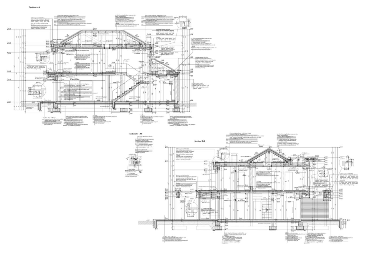 Full Detailed Contemporary House Plan 16m X 18m- Modern Floor Plans, 3 ...