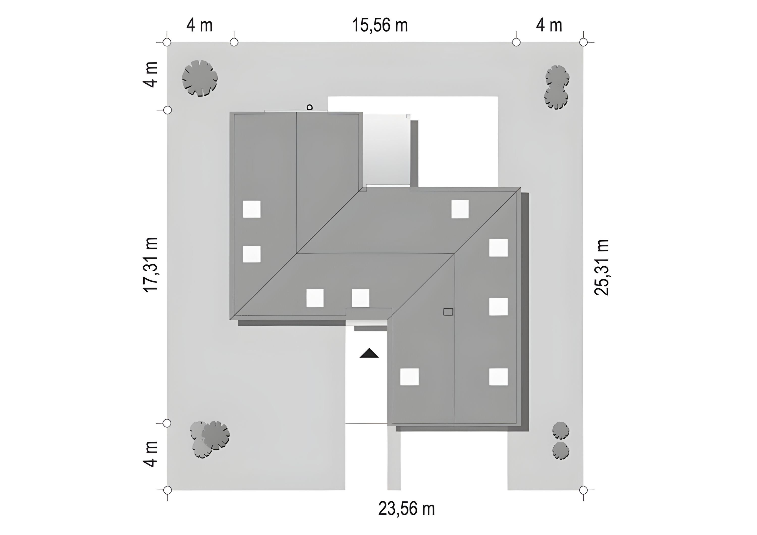 Amazing House Plan 23m X 25m- Modern Floor Plans, 4 Bedroom 178 M2, W ...