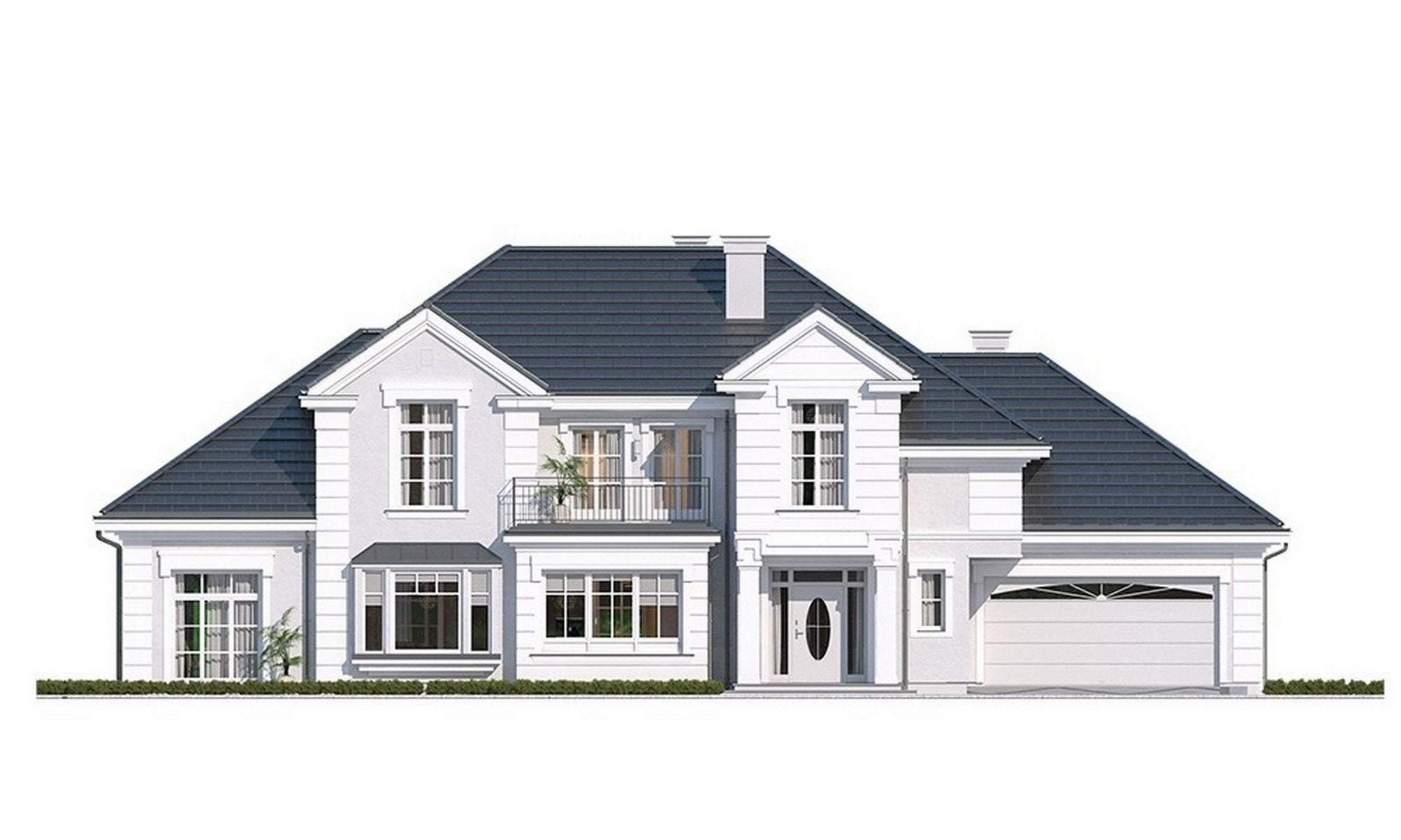 Full Detailed Big House Plan 24m X 14m Modern Floor Plans, 5 Bedroom ...