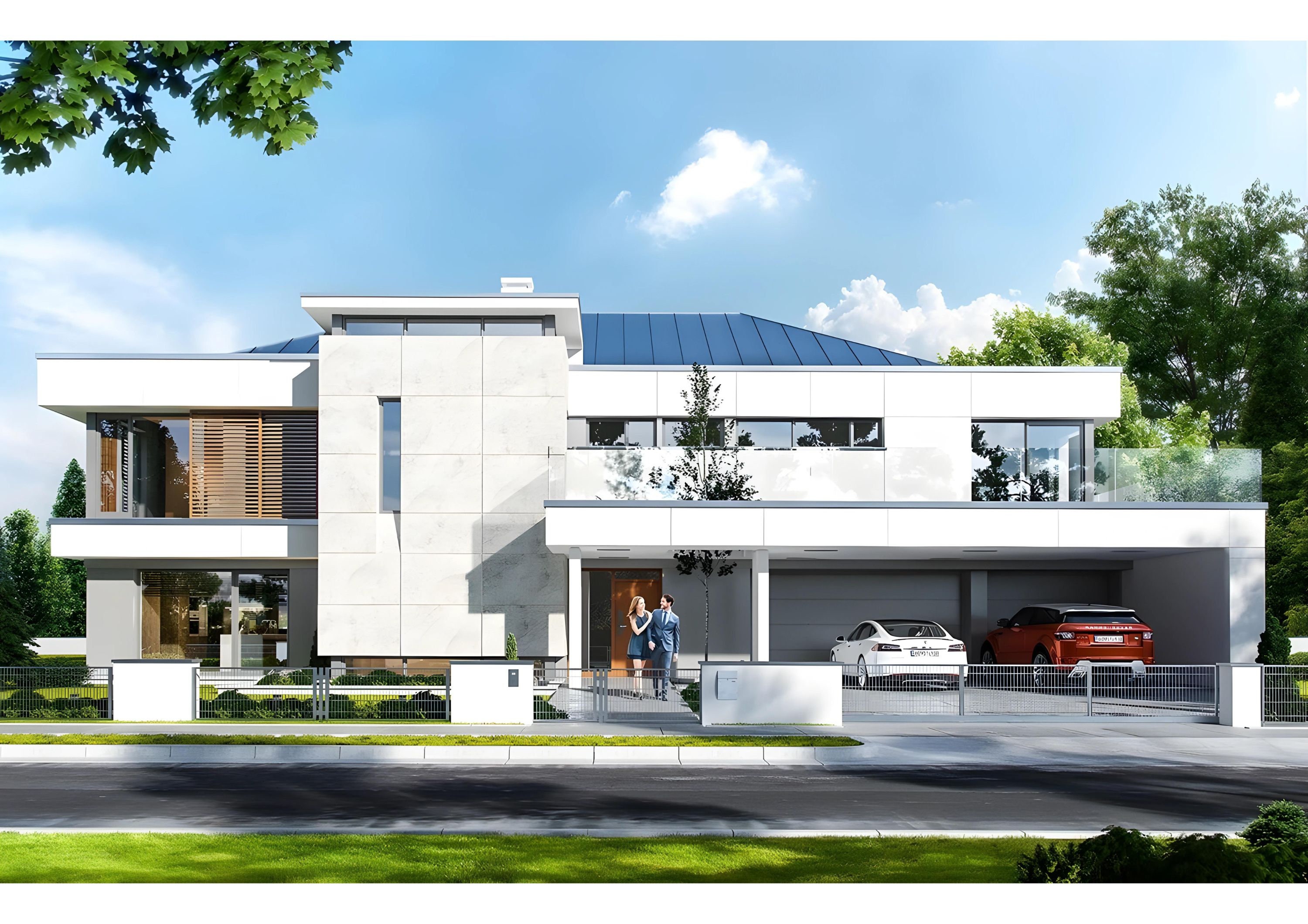 Modern Florida House Plan 27m X 30m- Modern Floor Plans, 4 Bedroom 363 ...
