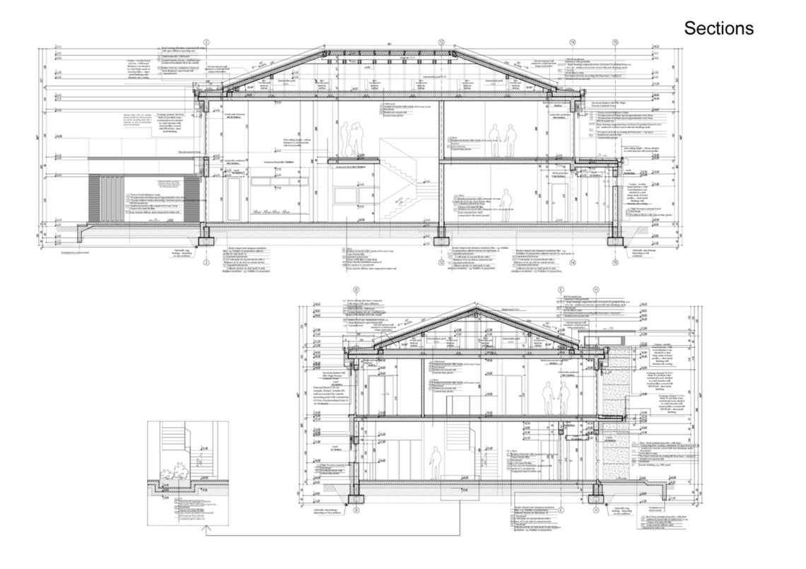 Full Detailed Modern House Plan 15m X 23m Modern Floor Plans - Etsy UK