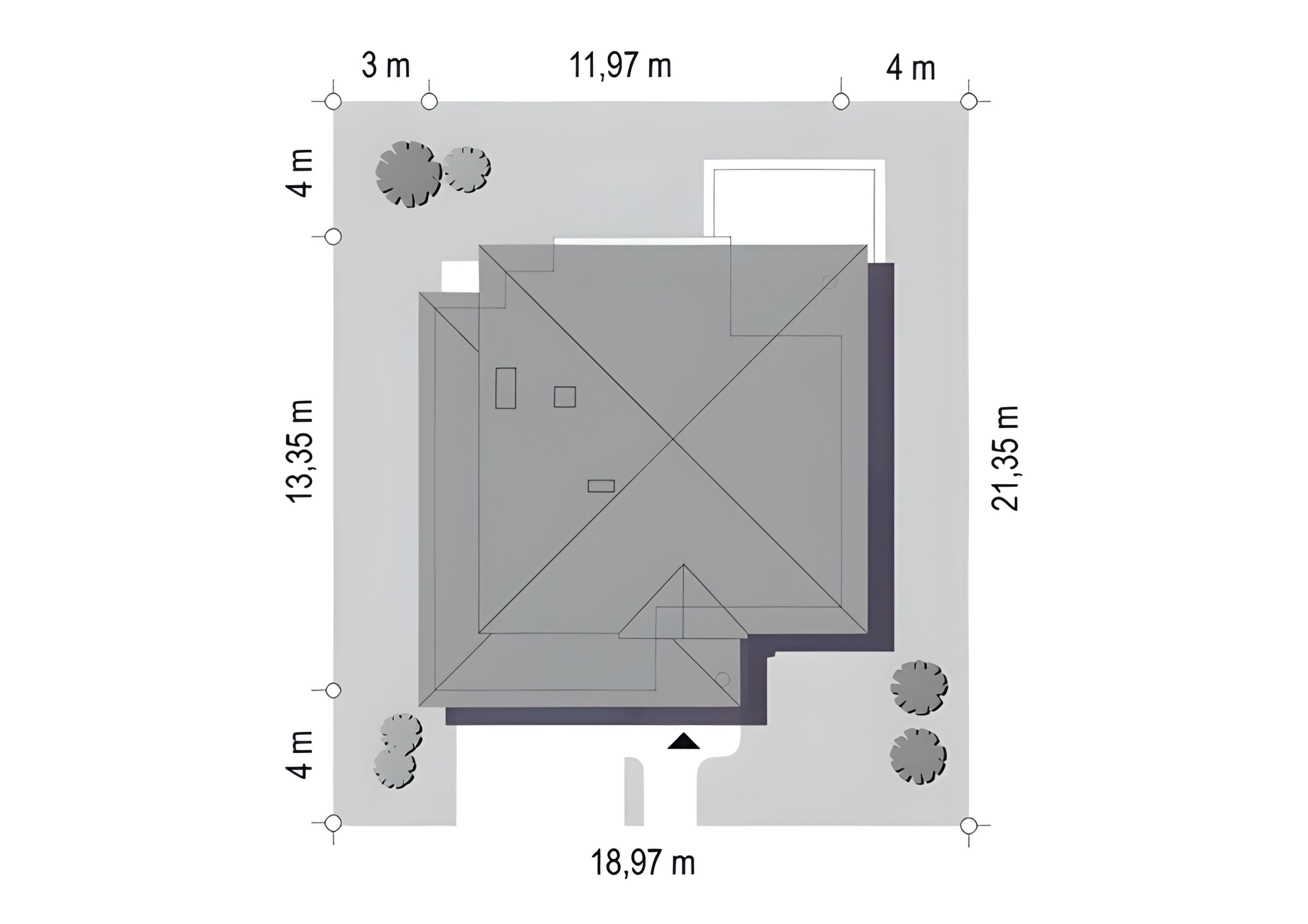 Villa Diamond Modern House Plans 13m X 12m -177m2 S, Family House - Etsy