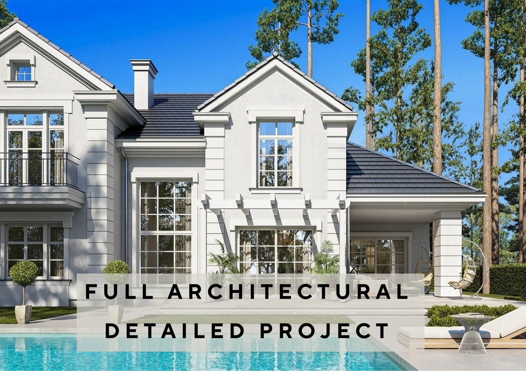 Full Detailed Big House Plan 24m X 14m- Modern Floor Plans, 5 Bedroom ...